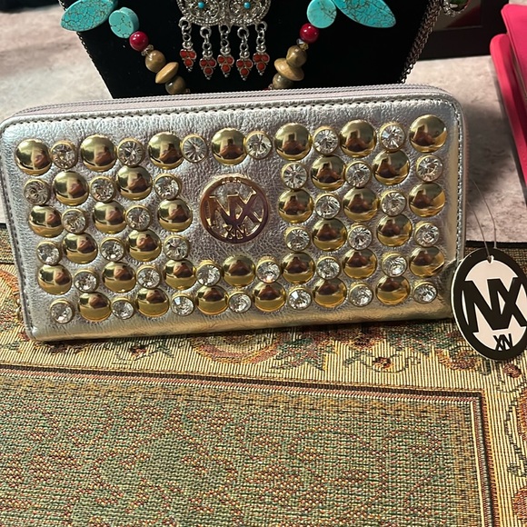 nx | Bags | Nwt So Wallet With Gold | Poshmark